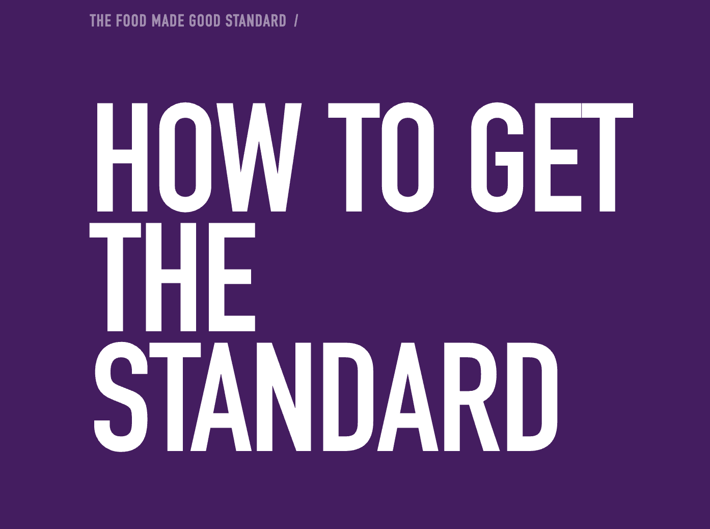 保護中: 【SRAジャパン正会員限定】FOOD MADE GOODスタンダード レーティングにつきまして | FOOD MADE GOOD Japan